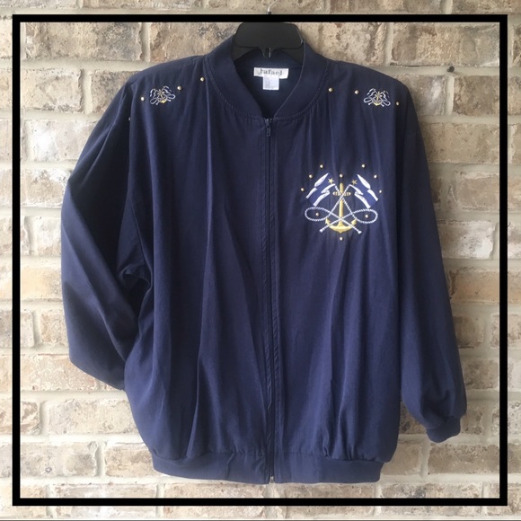RAFAEL | Jackets & Coats | Nautical Blue Lightweight Jacket By Rafael ...